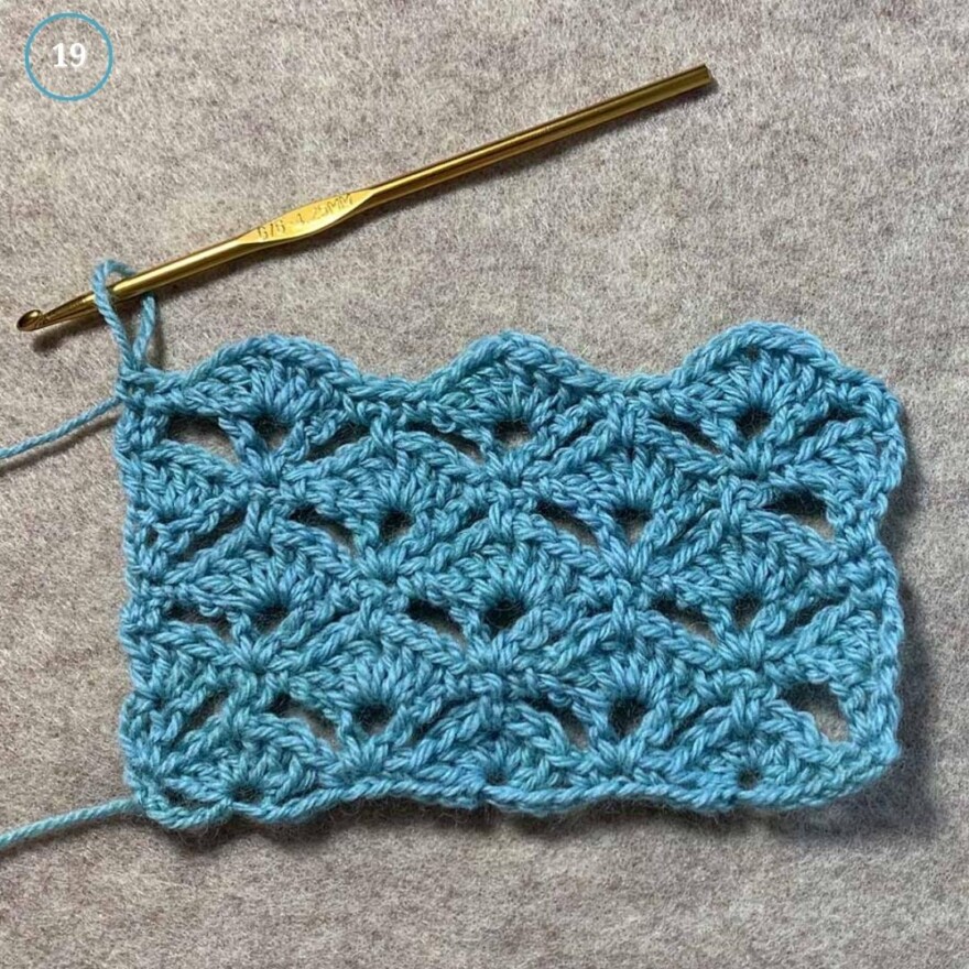 How to Crochet Fan Lace Patterns