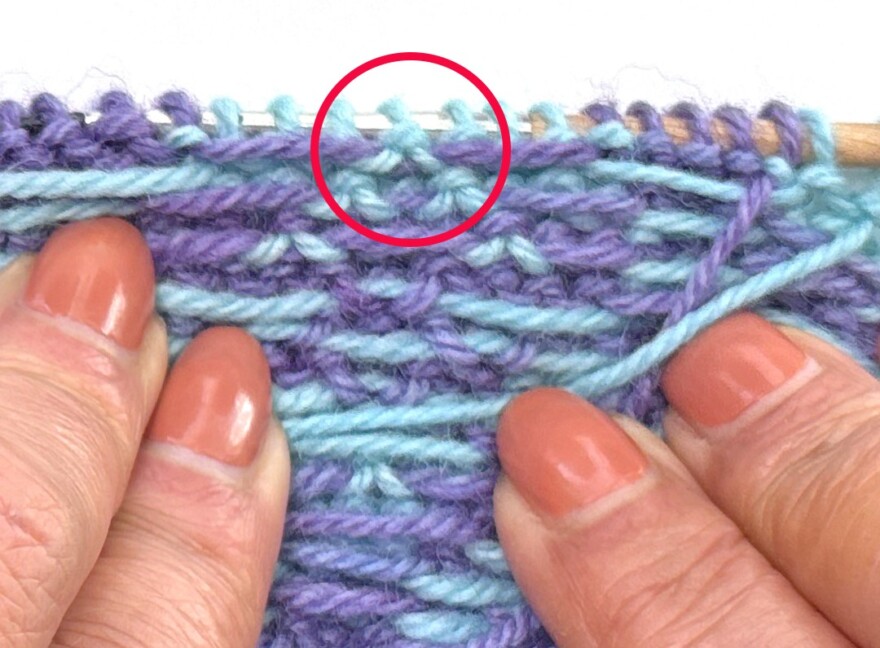 How to Tack Floats in Stranded Colorwork