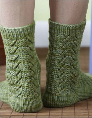 Caret + Chevron Socks Knitting Pattern Download | Interweave+ Membership, Knitting, Knitting ...