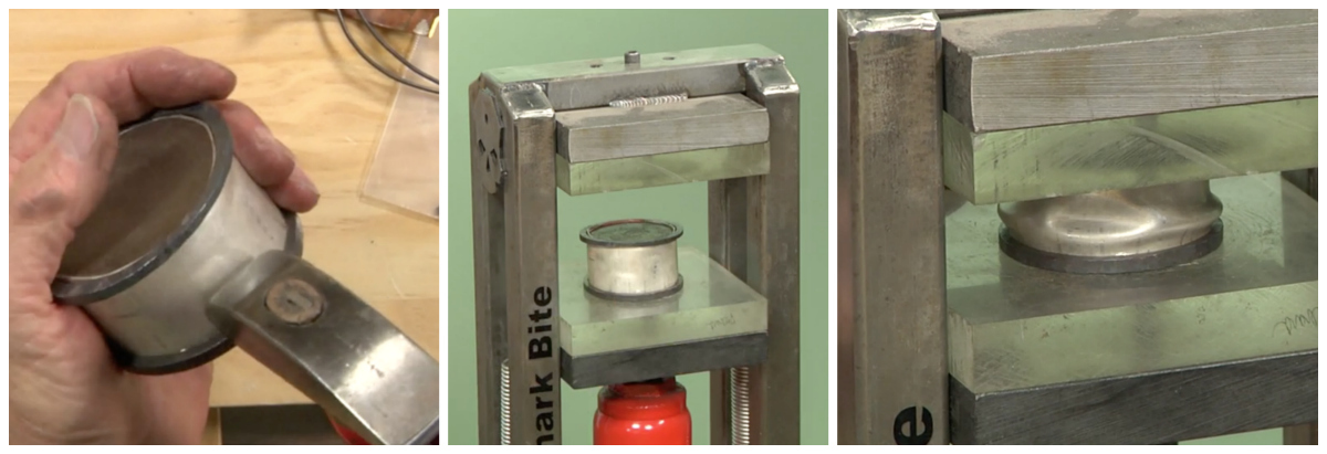 Crushing It with a Hydraulic Press: Make a Cuff with Richard Sweetman