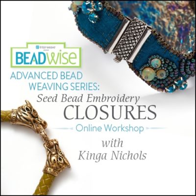 Advanced Bead Weaving Series: Seed Bead Embroidery - Closures with ...